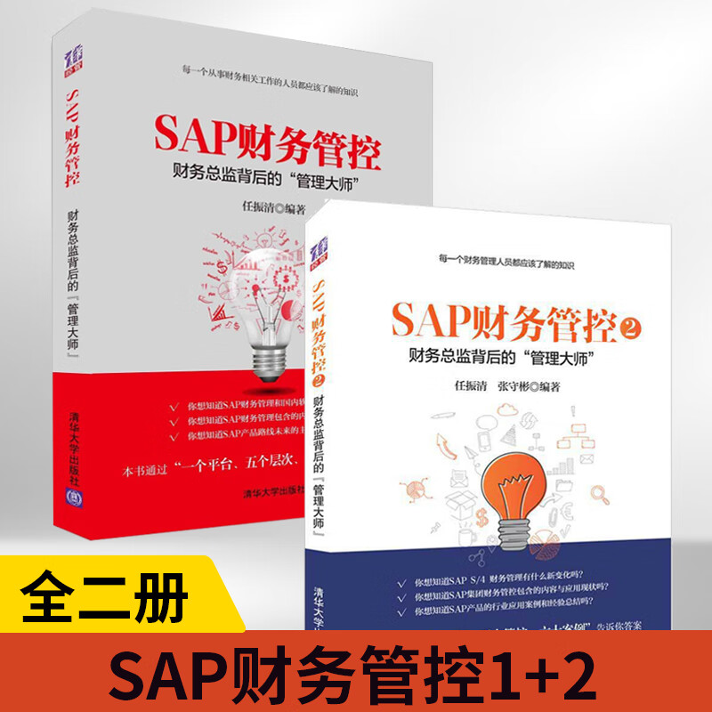 【全2册】SAP财务管控财务总监背后的管理大师1+2 SAP系统使用窍门技巧从入门到精通财务管理SAP财务管理大全