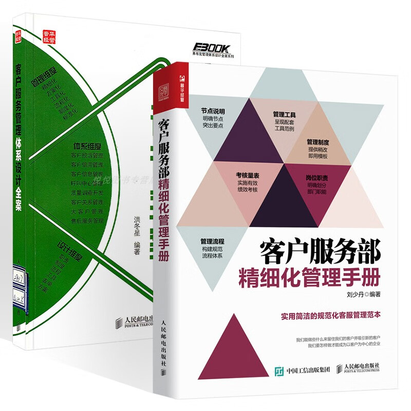 客户服务部精细化管理手册+客户服务管理体系设计全案 两册