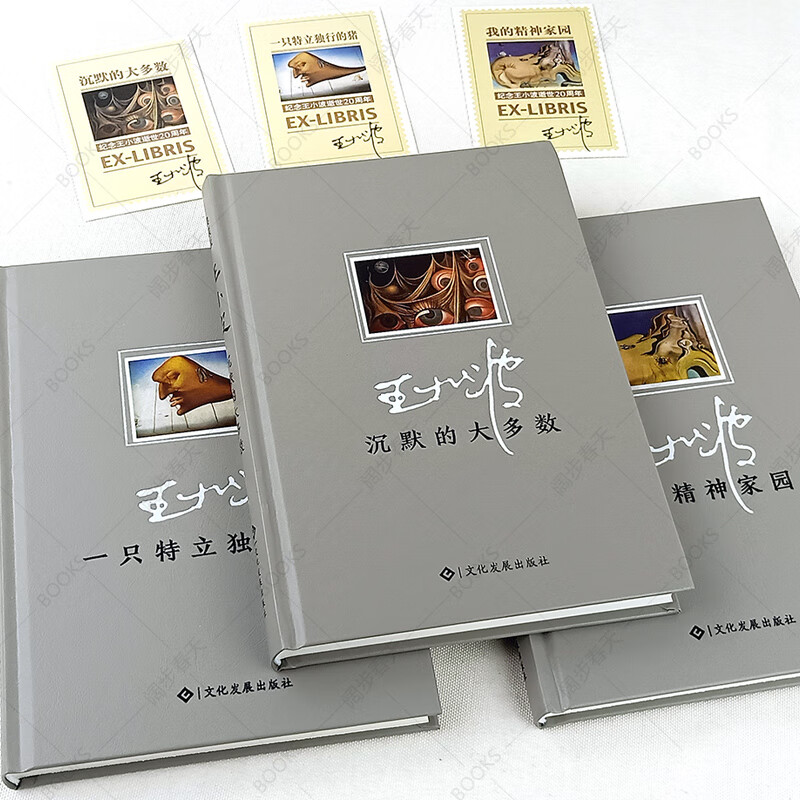 全3册】现货 王小波三部曲一只特立独行的猪+沉默的大多数+我的精神家园2020年精装现当代文学散文随笔读