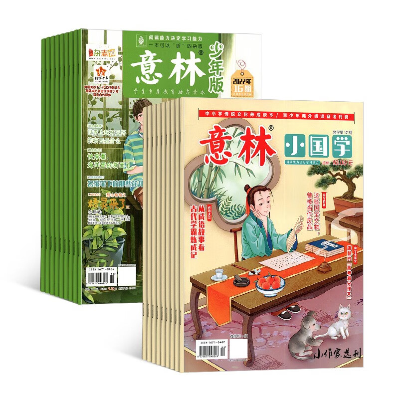 【【杂志预计十月发货】意林少年版+意林小国学杂志组合订阅 2023年十月起订 1年组合共36期 杂志铺（先发“杂志订阅清单”）