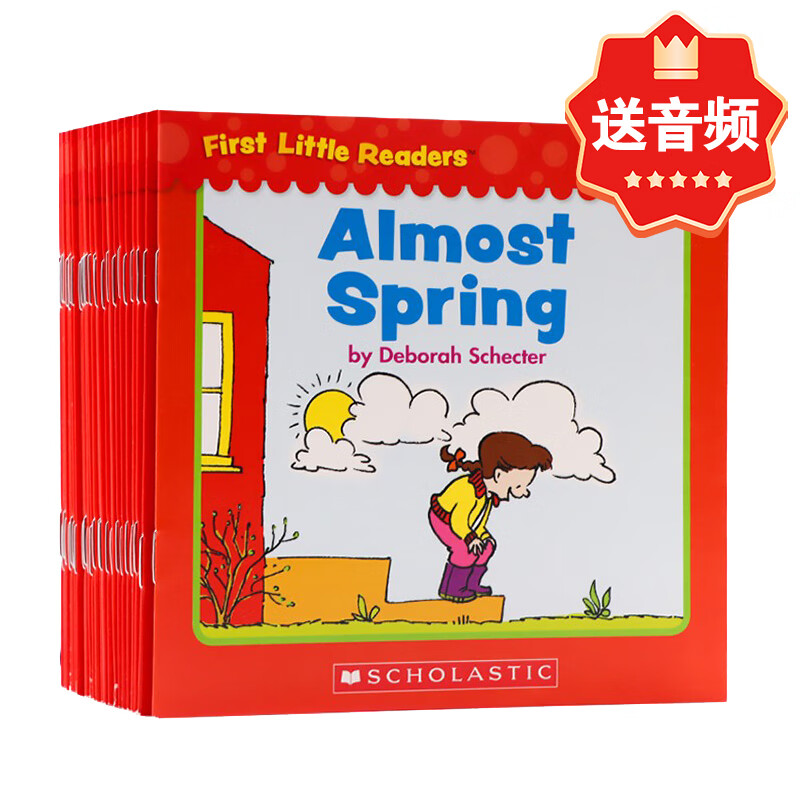 学乐小读者英文分级绘本 First Little Readers 英文原版绘本6册儿童英语学乐分级阅读 First Little Reader Level A 25册