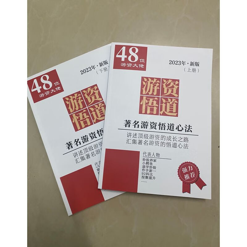 48位游资悟道心法思维方式解读一线游资心法30位柚子悟道交割单 48位上下册