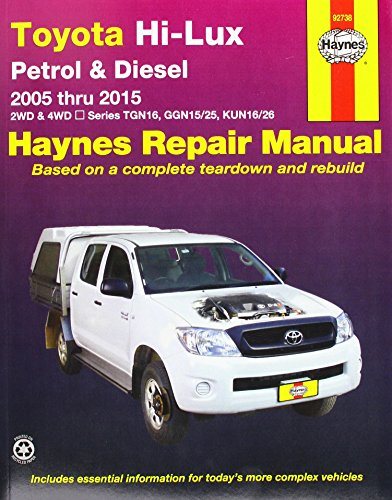 Toyota Hi Lux 4x4 & 4x2 (97-05) Haynes Repair Manual