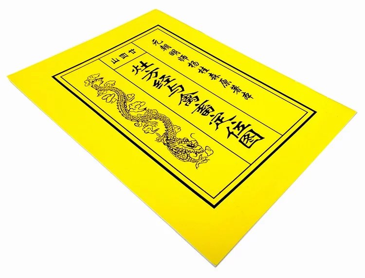 薄装版印刷《廿四山灶方经与禽畜定位图》选择建猪牛马栏日课起例
