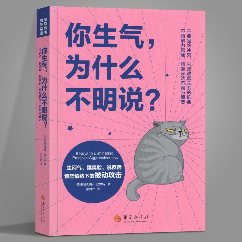 【当天发货】你生气，为什么不明说？生闷气、摆臭脸、说反话，愤怒情绪下的被动攻击 华夏出版社