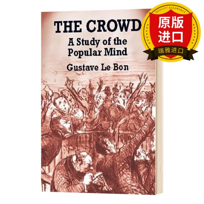 乌合之众 大众心理研究 英文原版 The Crowd 社会心理学领域的经典著作 英文版进口原版英语书