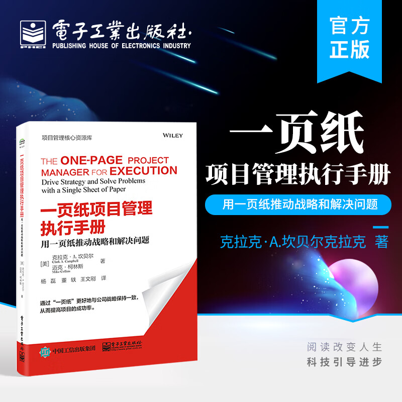 一页纸项目管理执行手册：用一页纸推动战略和解决问题