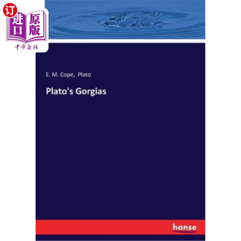 海外直订Plato's Gorgias 柏拉图的高尔吉亚