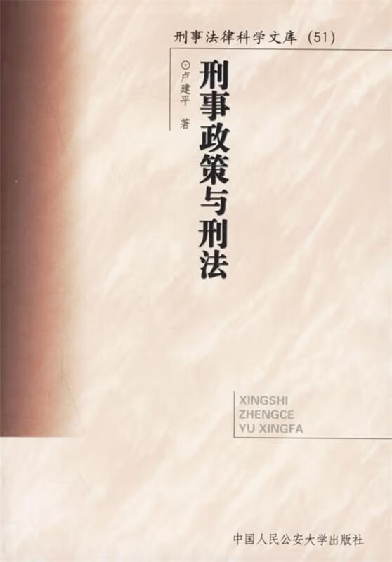 刑事政策与刑法 卢建平