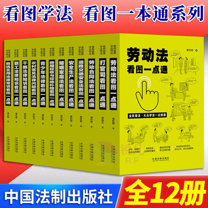 看图学法·看图一点通系列（全12册）劳动法/劳动合同法/道路安全法/安全生产法中国法制出版社