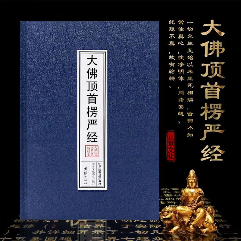 楞严经精装注音版大佛顶首楞严经简体大字拼音读诵本佛经经书结缘