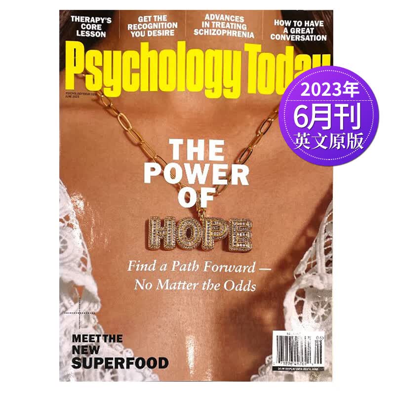 【外刊订阅】Psychology Today 2023年订阅6期 今日心理学 美国心理学杂志 【单期】2023年6月刊