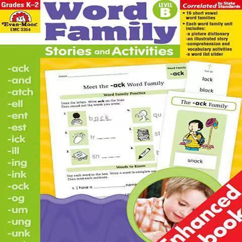 Word Family Stories and Activities词族小与实践训练 levelB