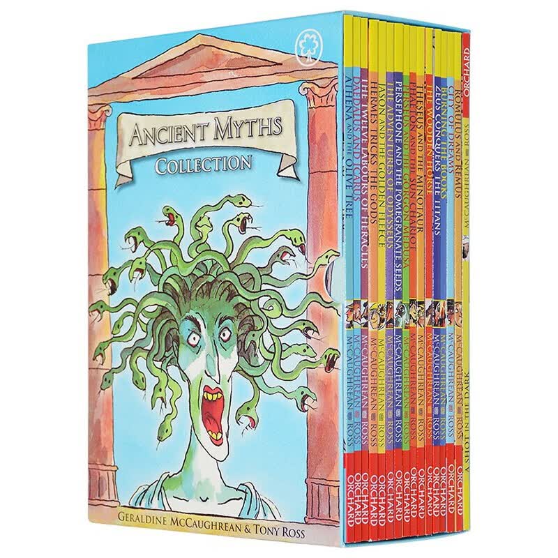 Ancient Myths 16 Copy Slipcase 古希腊和罗马神话英文版全套16册套装 默认1