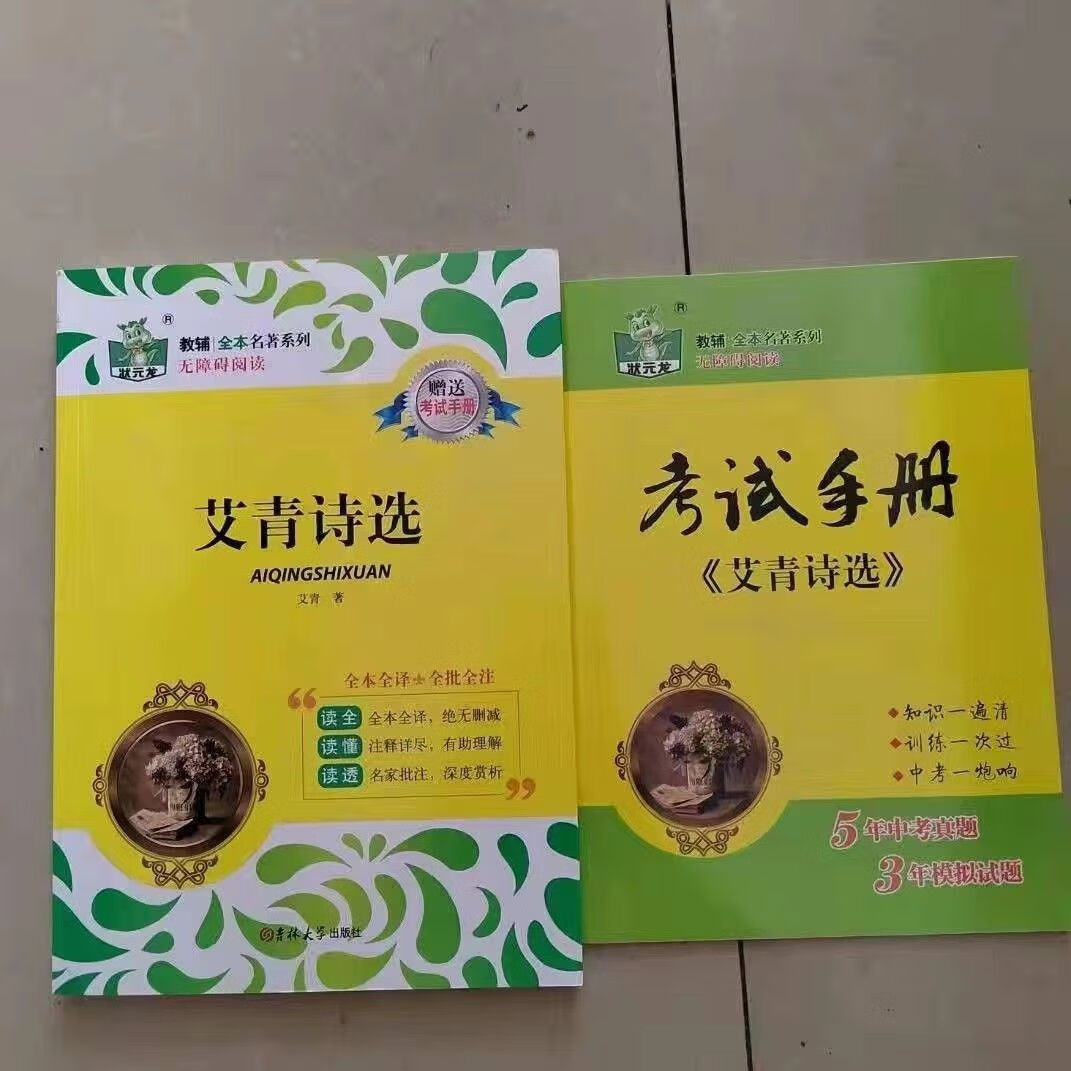 状元龙名著常谈骆驼祥子红楼梦简爱儒林外史西游记海底两万里 艾青诗选赠考试阅读手册