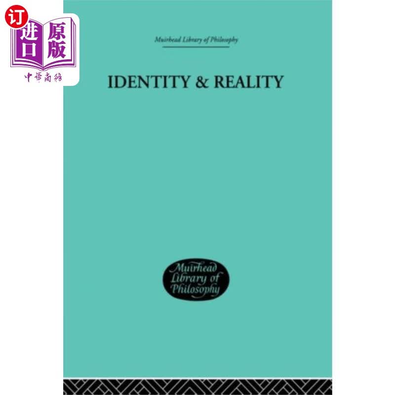 海外直订Identity & Reality 身份与现实