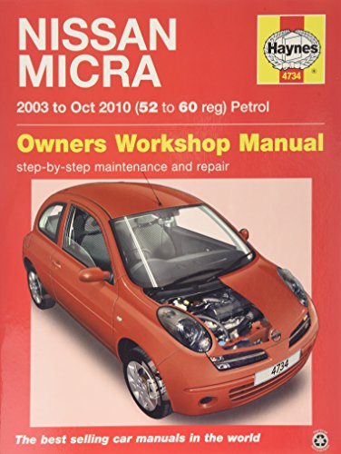 Nissan Micra (03 - Oct 10) Haynes Repair Manual