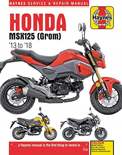 Honda Msx125 (Grom) ’13 to ’18: Haynes Service & Repair Manual