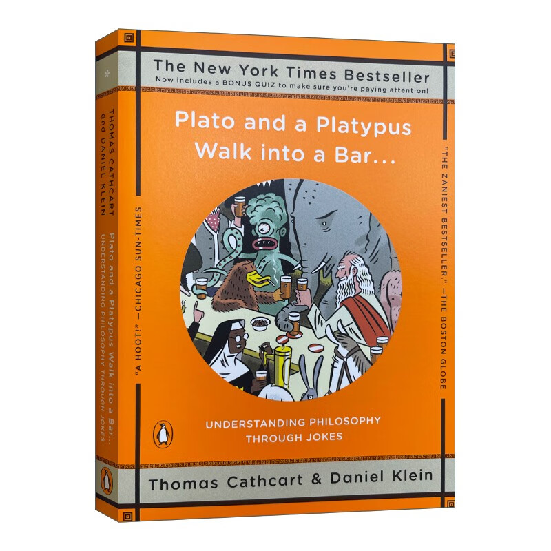 柏拉图和鸭嘴兽一起去酒吧 Plato and A Platypus Walk into A Bar 英文原版丹尼尔克莱恩作品 幽默哲学冷笑话 西方哲学 英文版书