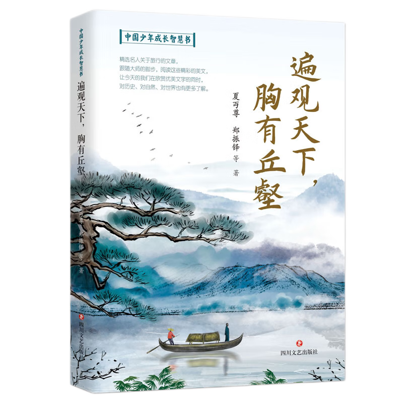 中国少年成长智慧书遍观天下滋养心灵练就金口才成就未来学生课外阅读中国现当代名家经典文学作品精选集文学口才书籍 中国少年成长智慧书】4册 遍观天下胸有丘壑