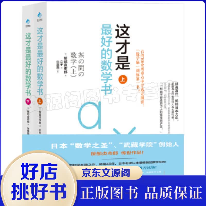 这才是最好的数学书（上下册）日本数学之圣 初高中数学教材教辅 阅读思维训练畅销书书籍