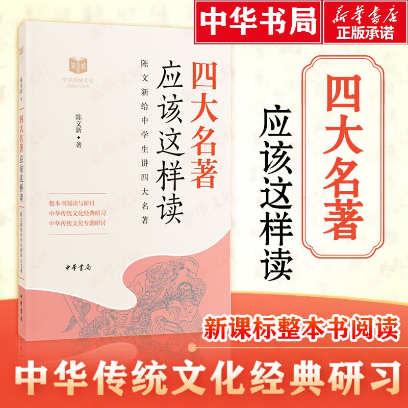 四大名著应该这样读--中华传统文化经典研习 陈文新  书籍