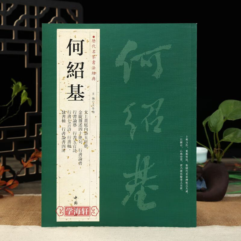 学海轩共21帖何绍基历代名家书法王冬梅繁体旁注太上黄庭内景玉经册行书论书论艺五言诗七言诗隶书轴毛笔字