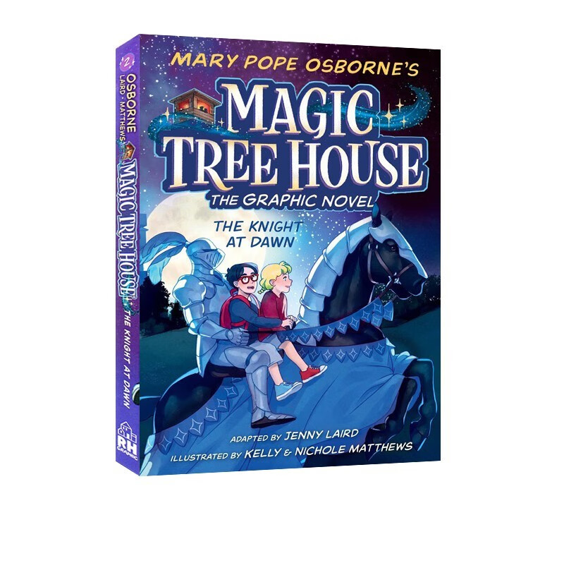 神奇树屋漫画版Magic Tree House Graphic Novel #2: The Knight At Dawn 黎明骑士 英文原版小说儿童文学故事图画书 魔法树屋小说