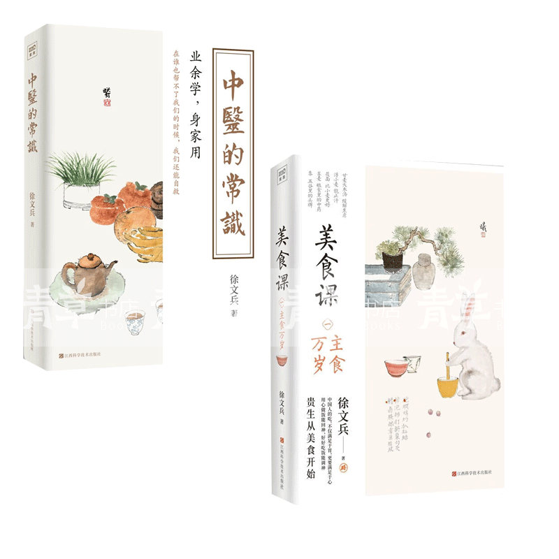 徐文兵 美食课系列一：主食万岁+徐文兵新品：中医的常识 图书 知名中医专家、中医教育家《黄帝内经说什