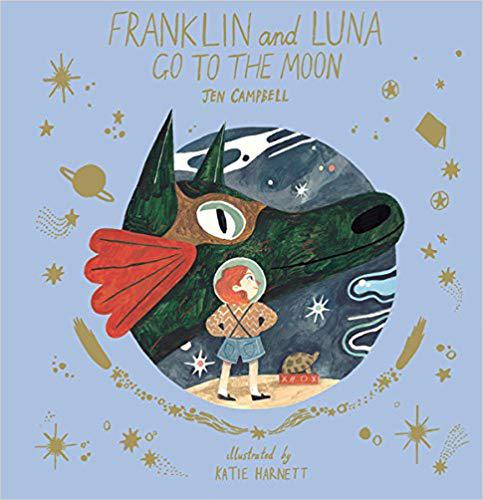 英文原版 Franklin and Luna Go to the Moon 和露娜去月球