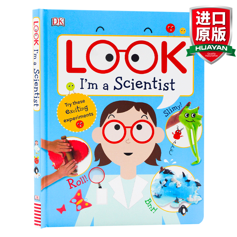 英文原版 看看我是科学家 Look I'm a Scientist DK 获奖书籍 全英文版