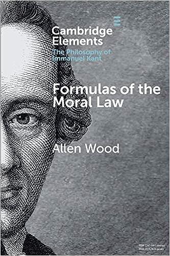 Formulas of the Moral Law