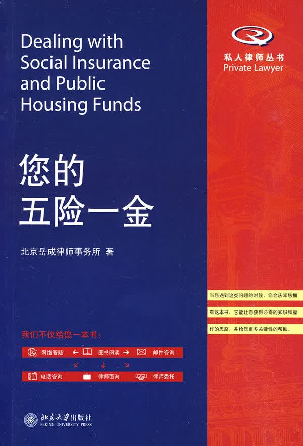 您的五险一金 北京岳成律师事务所著【书】