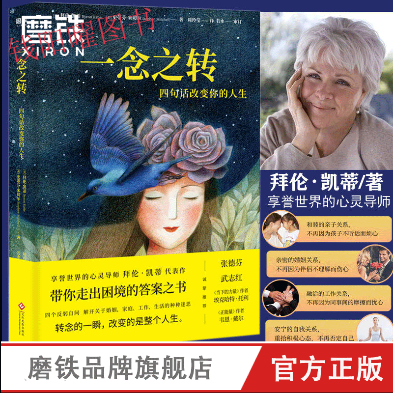 一念之转 四句话改变你的人生 拜伦凯蒂 2021升级版 刘亦菲 张德芬 武志红 推荐 4句问
