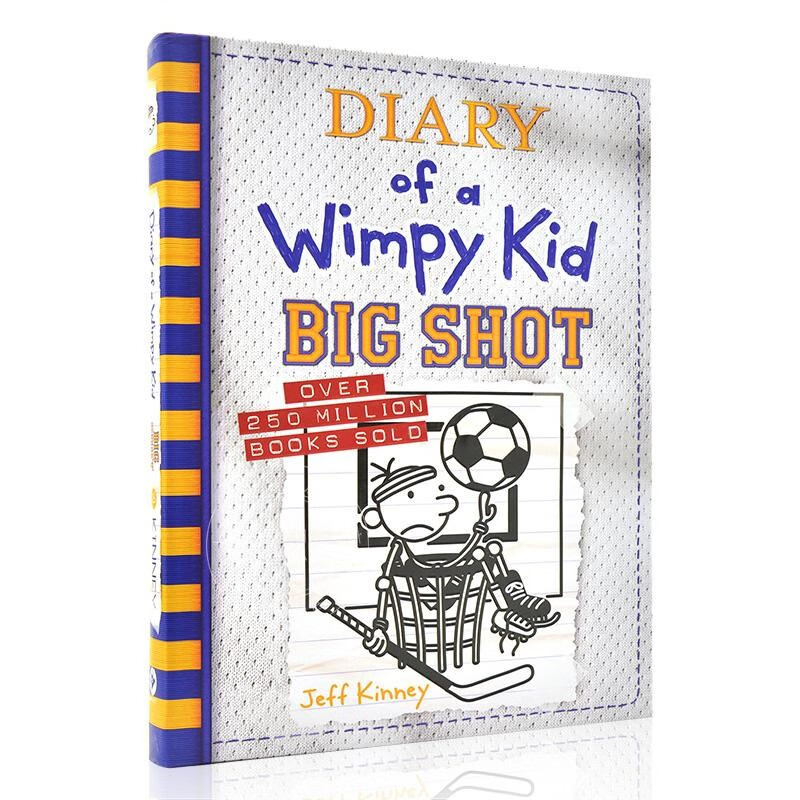 英文原版 小屁孩日记16大人物 Diary of a Wimpy Kid: Big Shot 杰夫·金尼 幽默搞笑漫画 儿童读物 桥梁书