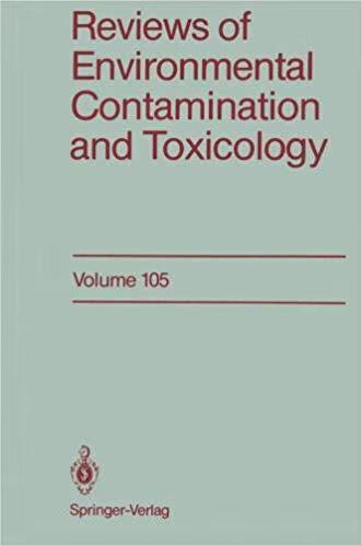 Reviews of Environmental Contamination and Toxicology