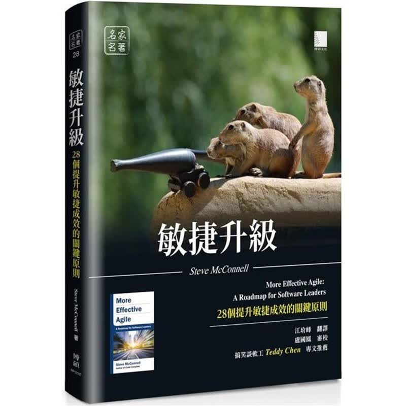 台版 敏捷升级 28个提升敏捷成效的关键原则 博硕 Steve McConnell 职场工作术成功法则企业管理书籍 红色
