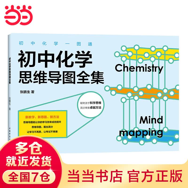 初中化学一图通：初中化学思维导图全集（张鹏生：培养家族子女6人考上北大！）