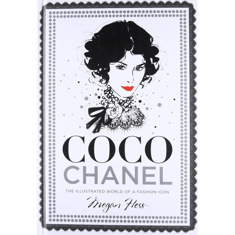 现货 Coco Chanel: The Illustrated World of a Fashion Icon香奈儿时尚服装插画手绘手稿 英文原版