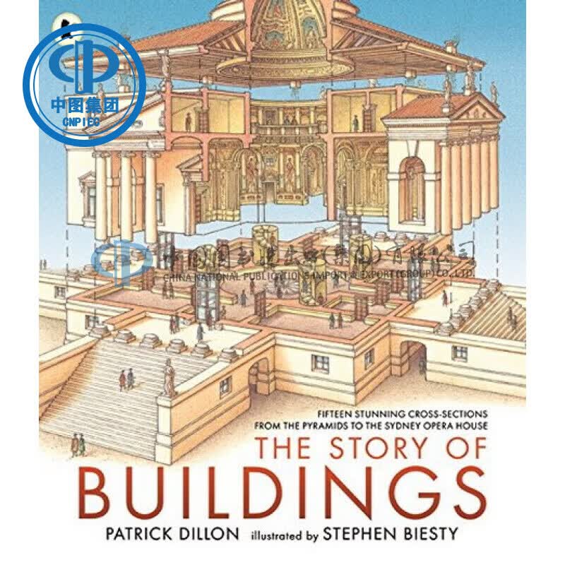 预售 【预售按需印刷】The Story of Buildings : Fifteen Stunning Cross-sections from the Pyramids to the Sydney