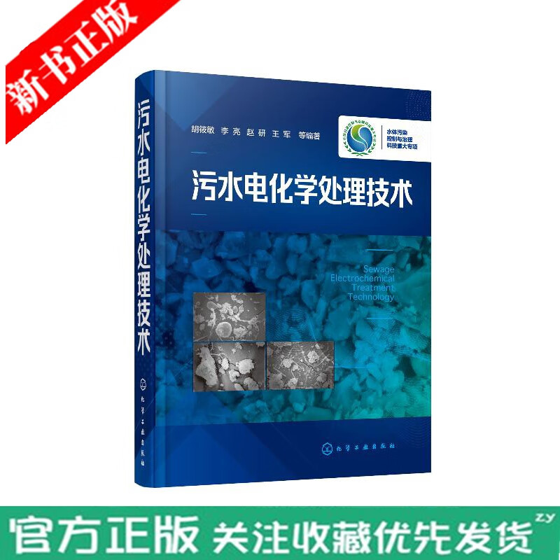 污水电化学处理技术 废水电化学处理技术原理工艺流程设计计算操作管理电絮凝氧化电渗析电容去离子水