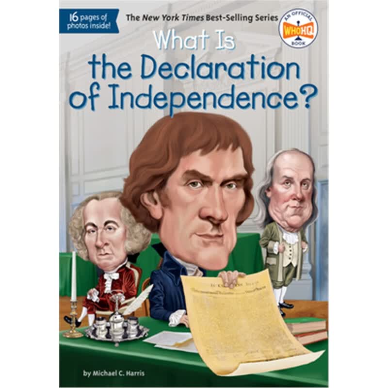 什么是独立宣言？ 英文原版 What Is the Declaration of Independence? 中小学生人文历史百科读物 What Was