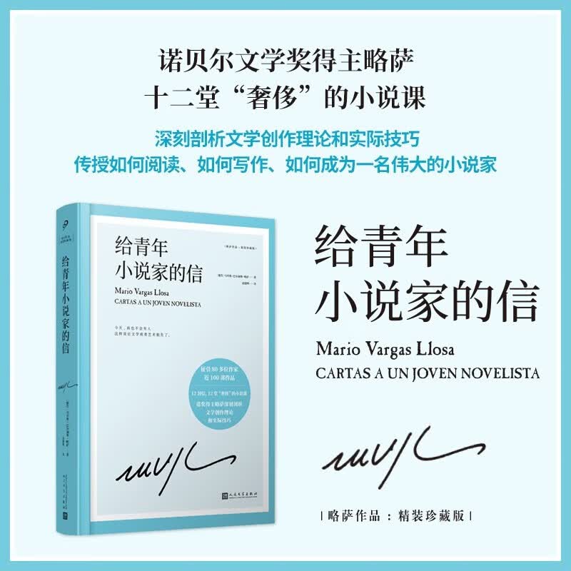 【册数自选】略萨作品集8册精装珍藏版 诺贝尔文学奖得主巴尔加斯略萨短篇小说集西班牙小说文学畅销书籍外国文学西方文学经典小说书 给青年小说家的信（略萨作品：精装珍藏版）