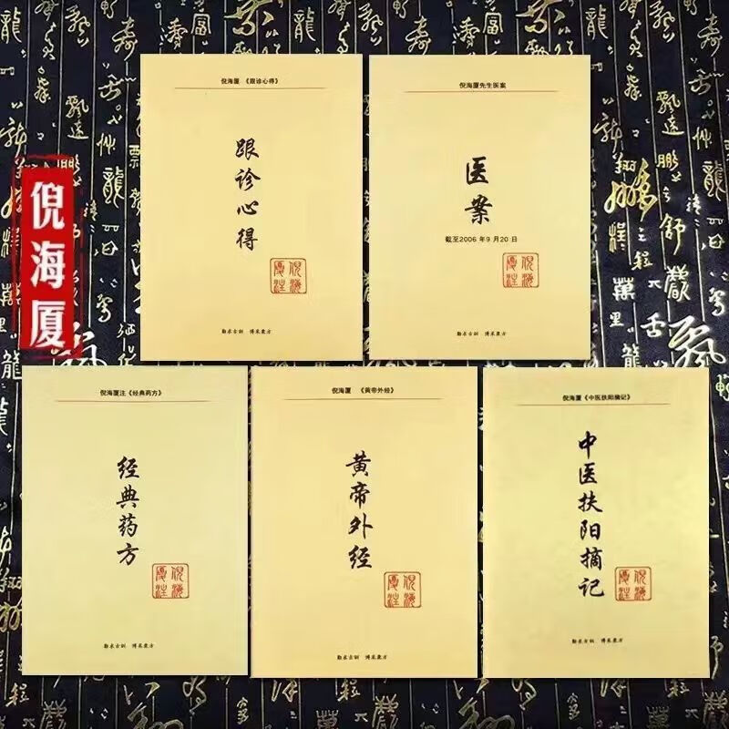【现货速发】经典药方倪海夏倪海厦中医书籍倪海厦全套书籍全新版本5册医案黄帝外经 全册五5本[如图所示]