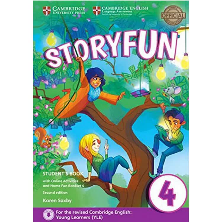 剑桥少儿英语YLE教材Storyfun1/2/3/4/5/6 课本+练习册送音频视频 storyfun4+home4
