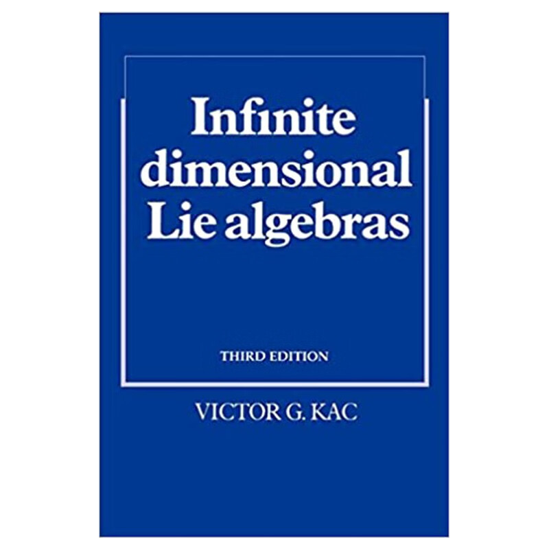 现货 Infinite-Dimensional Lie Algebras