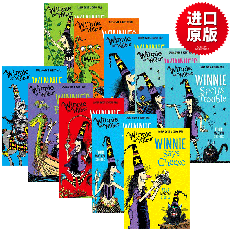 女巫温妮与黑猫威尔伯系列10本 Winnie and Wilbur 英文原版儿童故事绘本 英文版 进口英语原版书籍