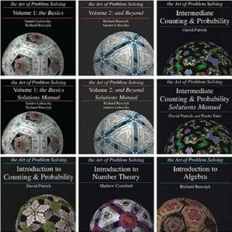 AOPS The Art of problem Solving Series11+4keys AMC