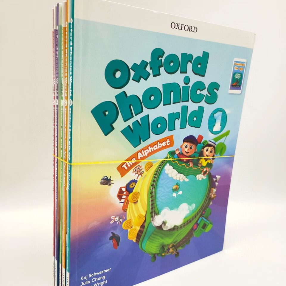 点读版 Oxford Phonics World 1-5级别牛津拼读全套