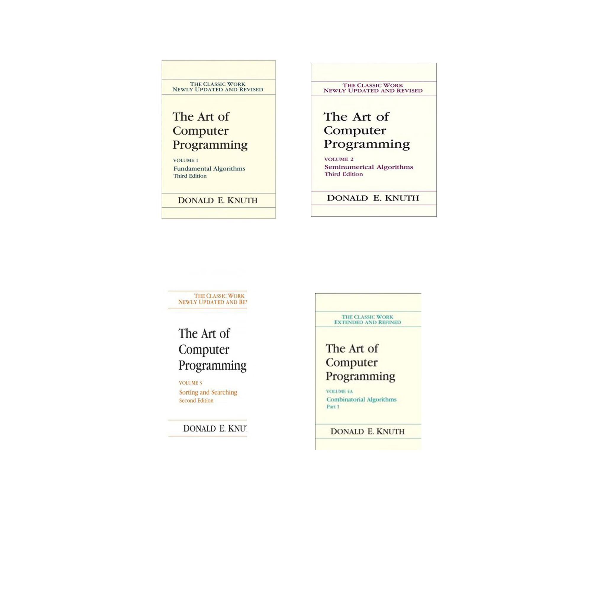 The Art of Computer Programming, Vol. 1-4 全册